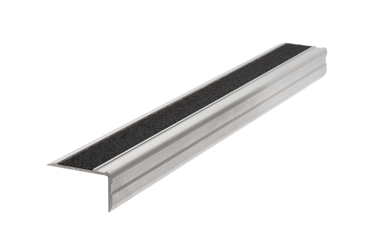 Galvanised Steel non-slip Stair Tread Reflective insert - Axis anti ...